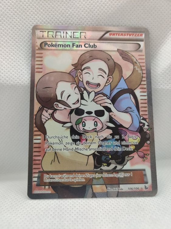 Pokemon Fan Club Full Art Holo Karte TCG (Gebraucht) in Kreuzlingen für ...