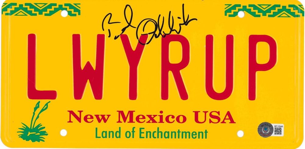 Bob Odenkirk Signed Better Call Saul License Plate – Beckett (Neu ...