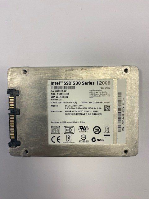 SSD Intel SATA 120GB , 2.5 | Kaufen auf Ricardo