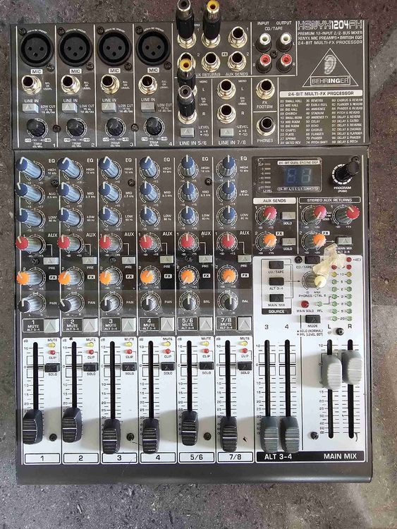 Behringer Xenyx 1204FX Mischpult - gebraucht (Gebraucht) in Reichenbach ...