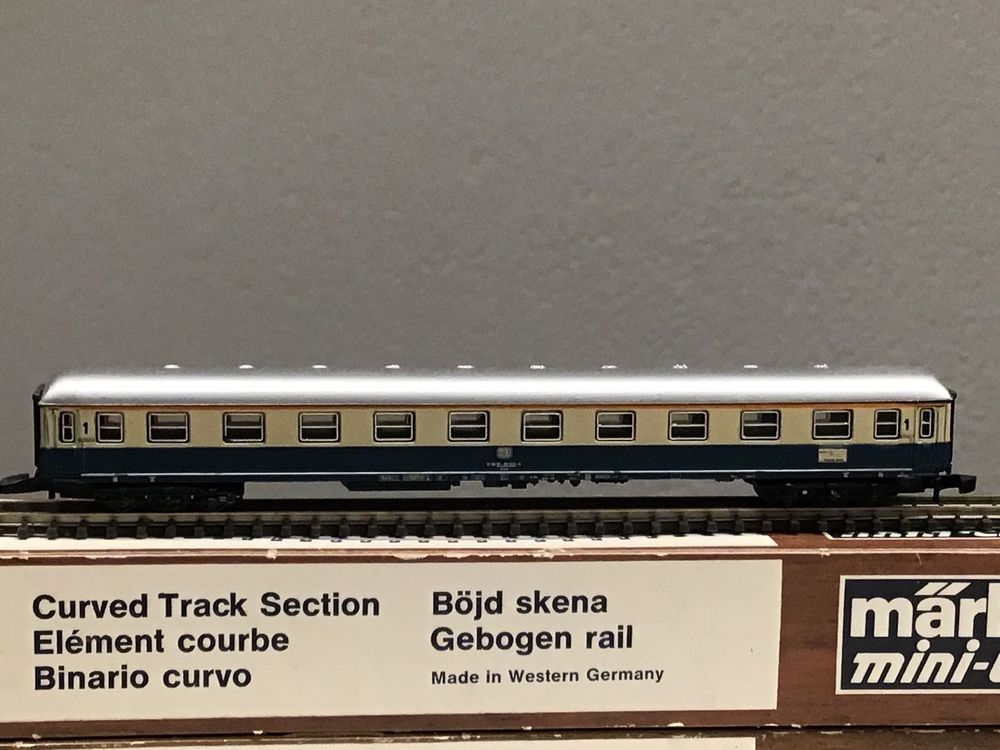 Märklin mini-club 8720 Schnellzugwagen blau/silber (Neu (gemäss ...