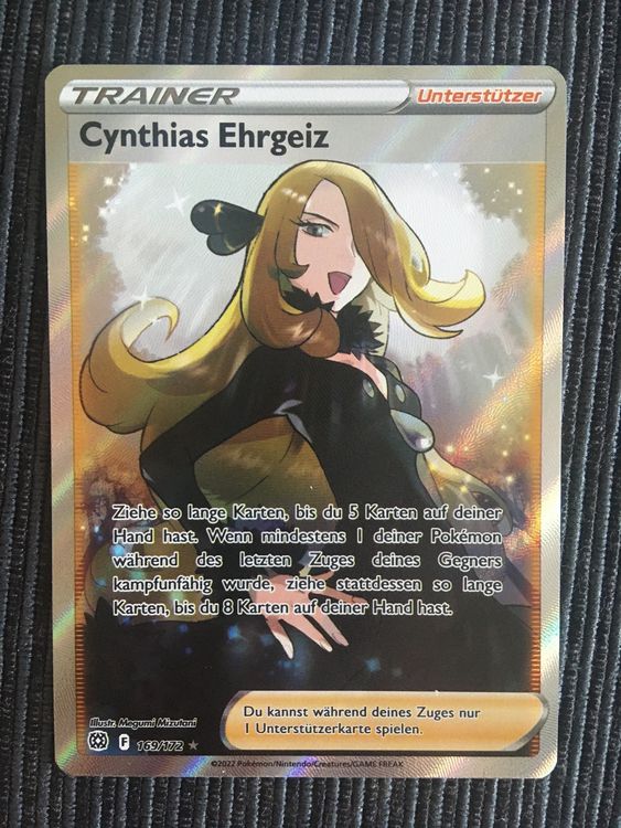 Pokemon Cynthias Ehrgeiz Fullart Brilliant Stars Deutsch (Neu (gemäss ...