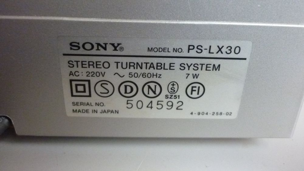 Plattenspieler Sony PS-LX30 direct drive full-automatic. (Gebraucht) in Zürich für CHF 40 – mit ...