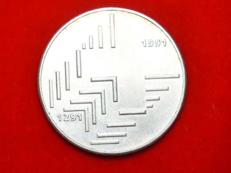 Eine Zwanzig Franken Silbermünze 1991 (Neu (gemäss Beschreibung)) in ...