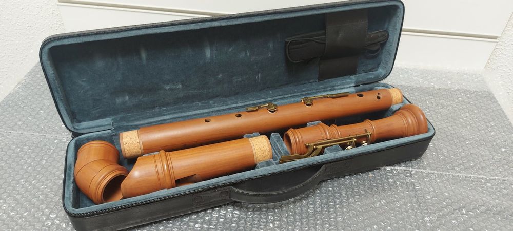 Küng Blockflöte SUPERIO Birnbaum Bass in f inkl.koffer (Neu (gemäss ...
