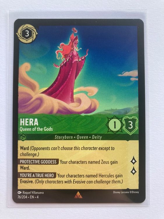 Lorcana HERA 76/204 EN-4 RARE (Gebraucht) in Lugano für CHF 1 – mit Lieferung auf Ricardo kaufen