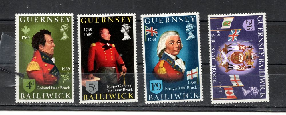 Briefmarken Guernsey 24/27 200st. Geburtstagvon i Brock ** | Kaufen auf ...
