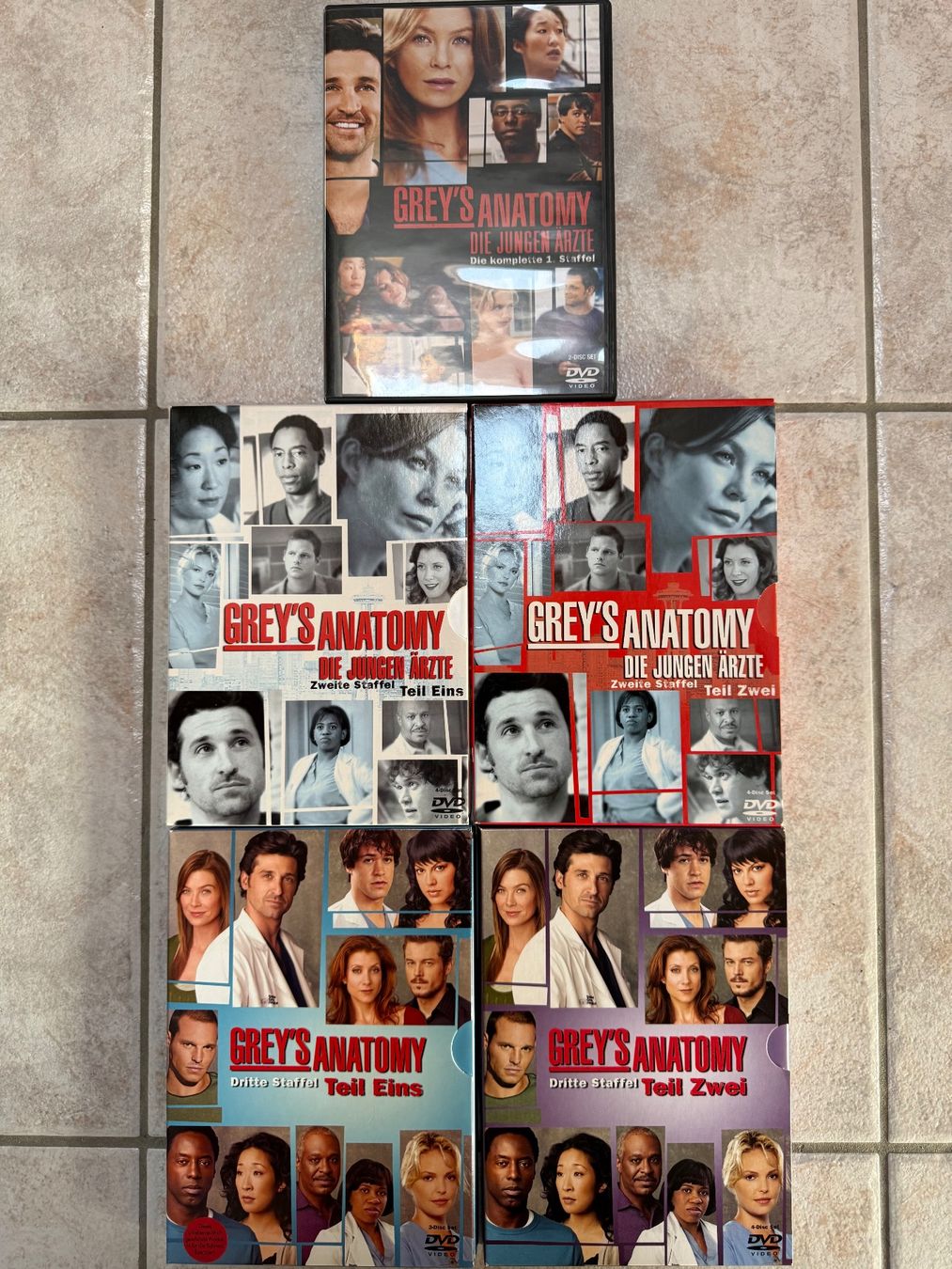 Grey's Anatomy DVD Box Staffel 1-3, Top Zustand! Komplett (Gebraucht ...