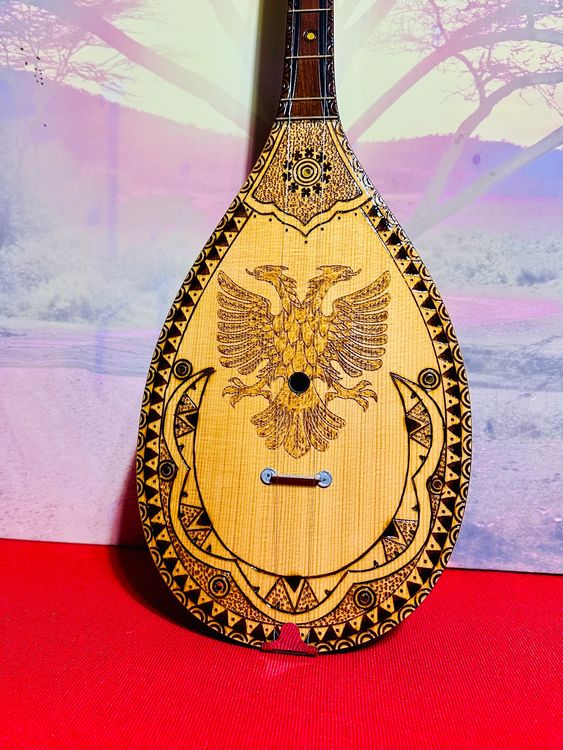 Qifteli neu mit Tasche und 10 Ersatzsaiten | Comprare su Ricardo