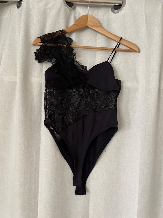 Zara Spitzenbody schwarz Body aus Spitze | Kaufen auf Ricardo