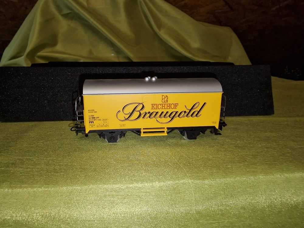 Märklin H0 - Bierwagen Eichhof Braugold (Gebraucht) in Ottenbach für ...