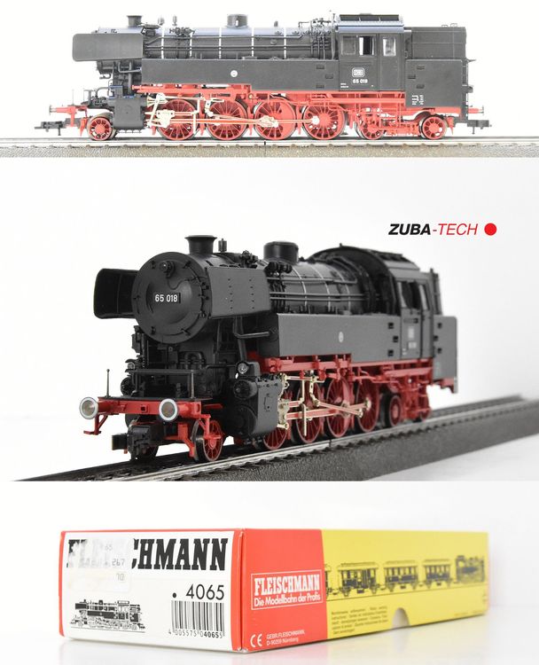 Fleischmann 4065 Dampflok BR 65 DB H0 GS Analog mit OVP | Kaufen auf Ricardo