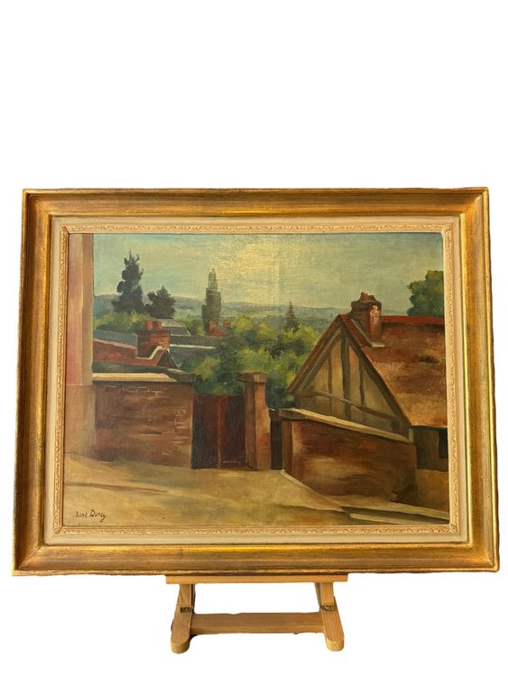 Peinture à l'huile sur toile signée René DUREY (1890 - 1959) (D ...