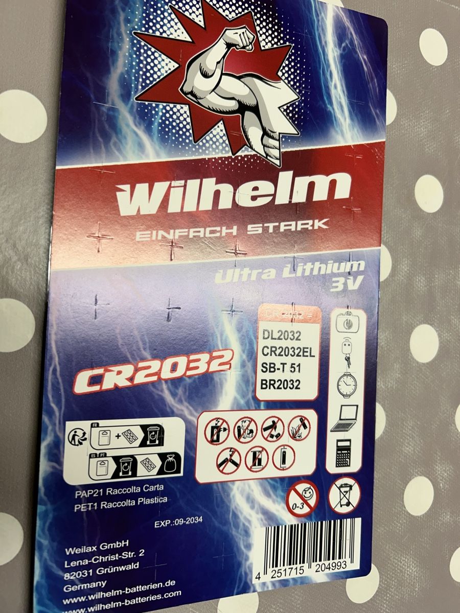 50 Stück CR2032 Wilhelm XXL Paket super Aktion statt Fr.50.- (Neu und ...