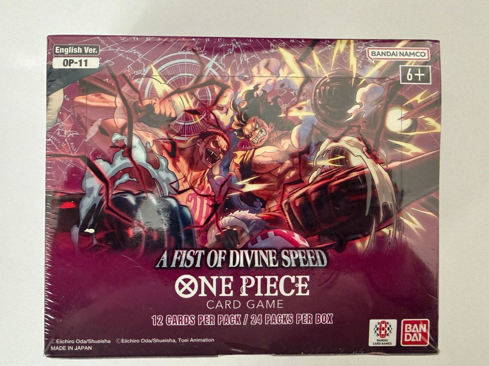 A Fist of Divine Speed Booster Box OP-11 One Piece Card Game (Neu und ...