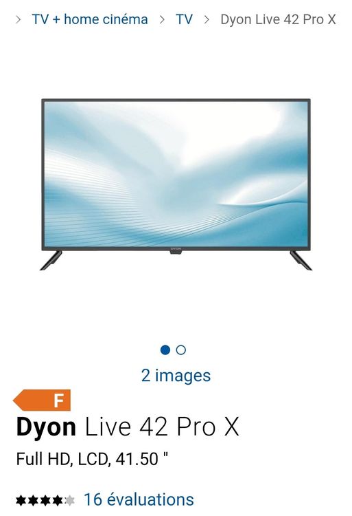 TV Dyon Live 42 Pro X (Gebraucht) in Moutier für CHF 100 – mit ...