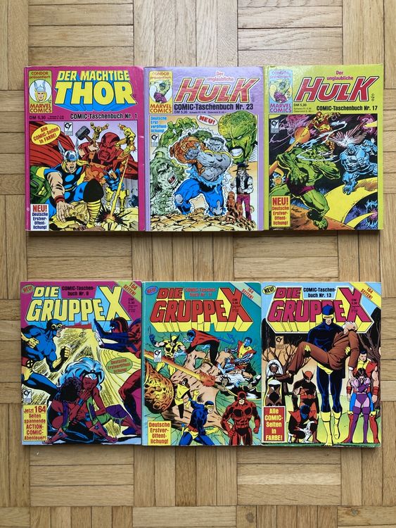 Comic Taschenbücher Thor, Hulk, X-men (Gebraucht) in Horgen für CHF 5 ...