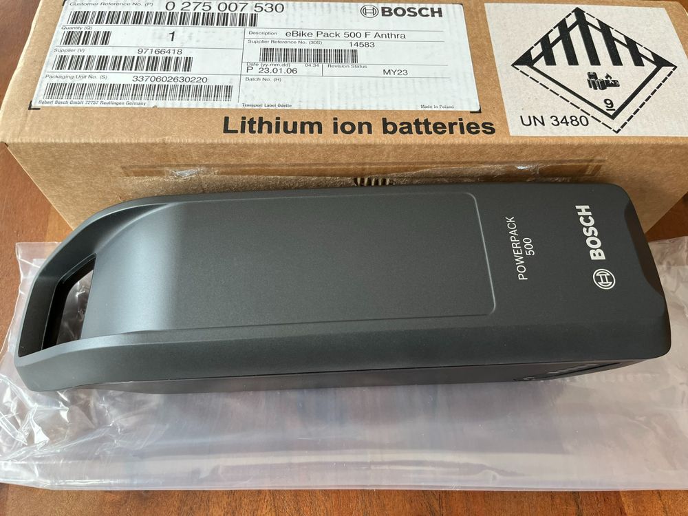NEU & UNGEBRAUCHT BOSCH Powerpack Akku 500 Wh E-bike Akku (Neu und ...