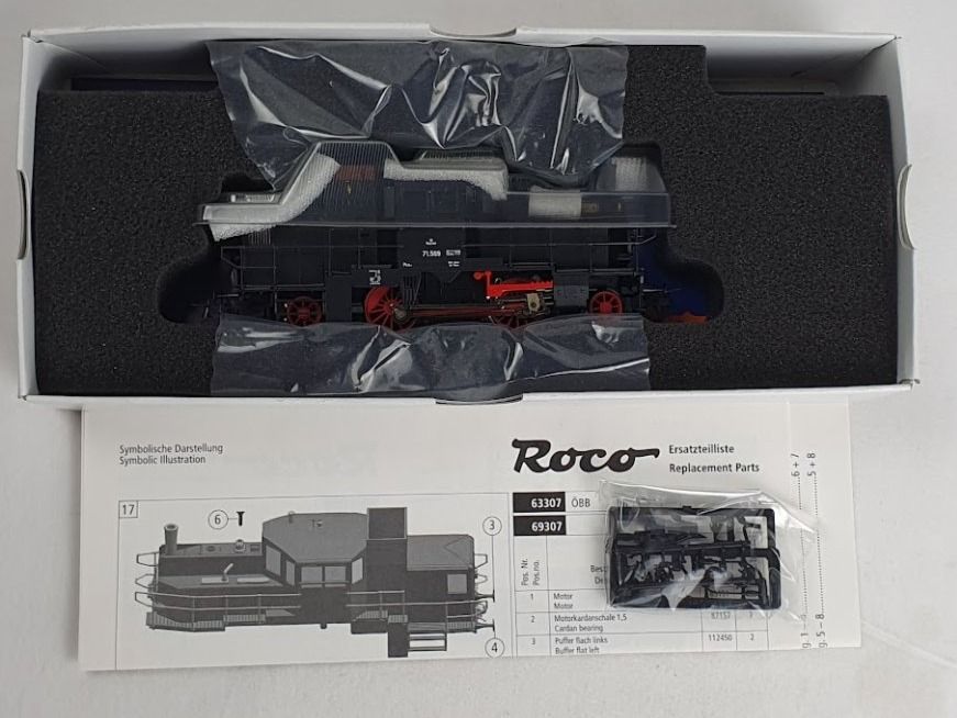 Roco 63307 BBÖ Dampftriebwagen 71 509 neuwertig, Analog, OVP (Gebraucht ...