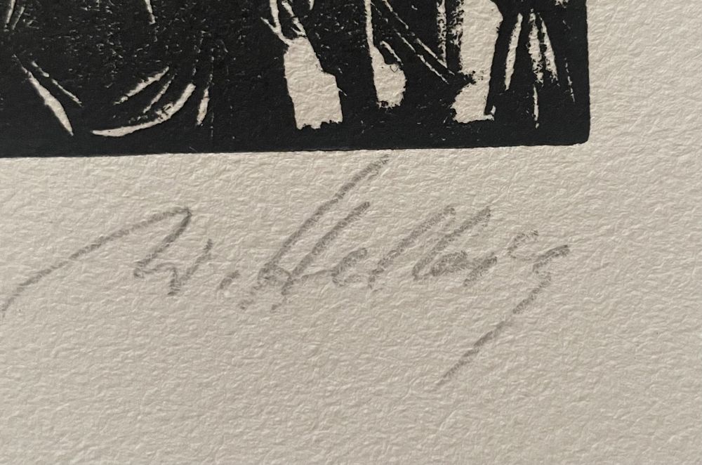 Walter Helbig Holzschnitt Handsig | Kaufen auf Ricardo