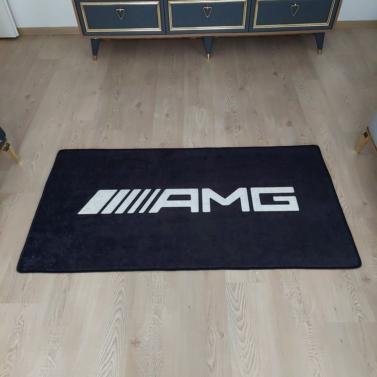 Mercedes Amg Logo rundes, flauschiges Bambu Teppich (Neu und ...