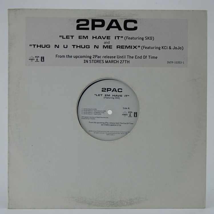 2 Pac Shakur - Let Em Have It, US Pressung 12" Maxisingle (Gebraucht ...
