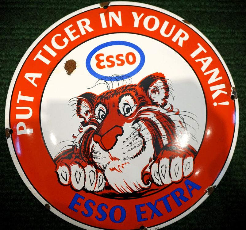 ESSO "TIGER IN YOUR TANK" EMAILSCHILD – VINTAGE WERBUNG (Gebraucht) in ...