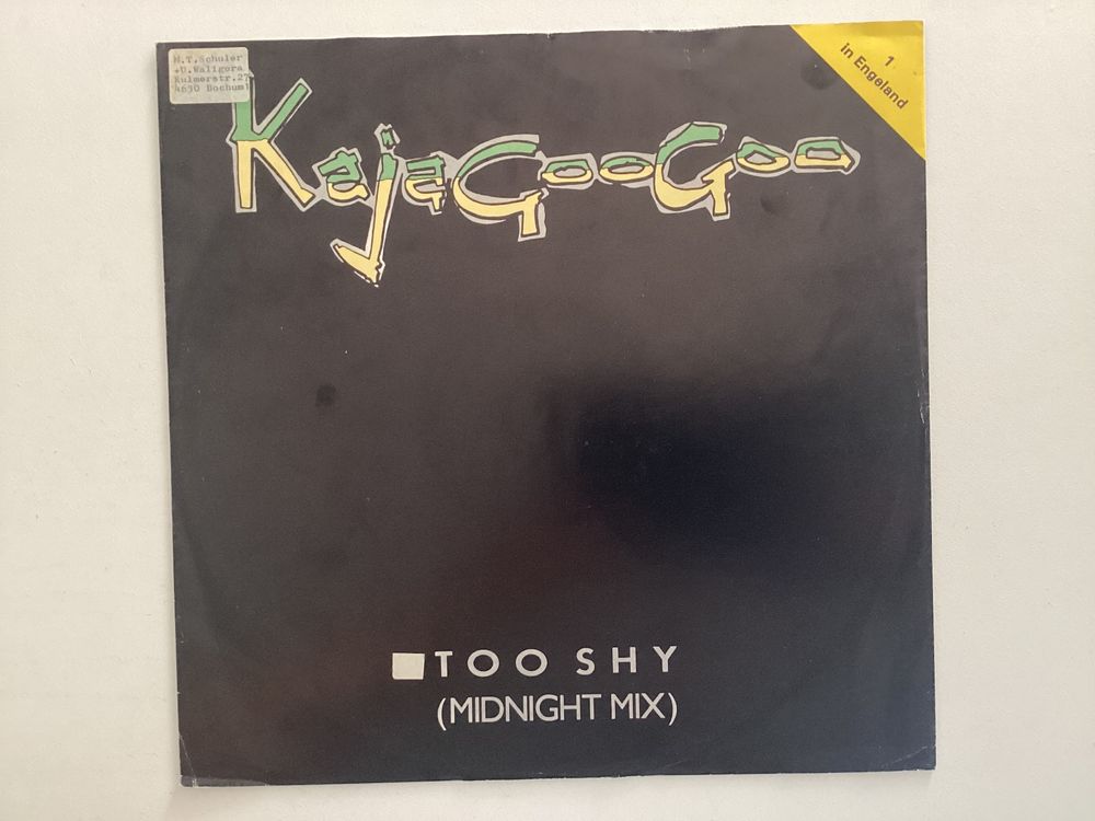 Kajagoogoo Maxi-Single - Too Shy (Gebraucht) in Gutenswil für CHF 5 ...