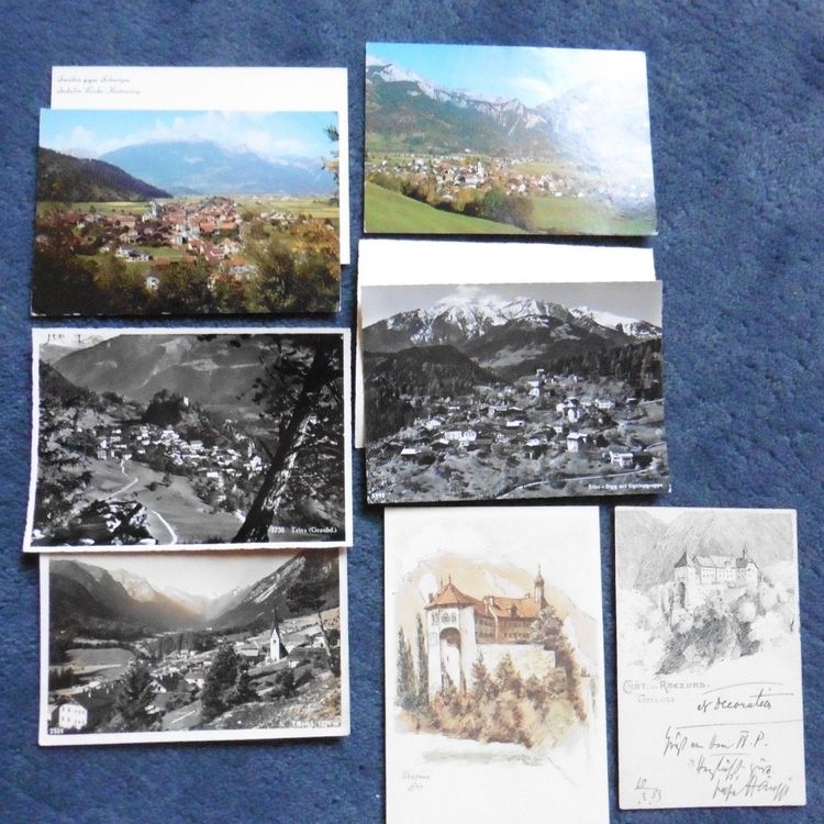 Rhäzüns,Trins,Imboden,9 Fotos/Künstl./SARIDON-Roche,Reklame | Kaufen ...