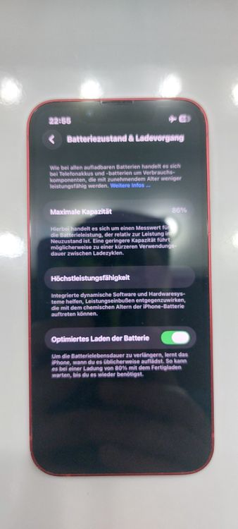 iPhone 13 mini, 128 GB, Rot - Top Zustand! 🔥 🔥 🔥 (Gebraucht) in ...