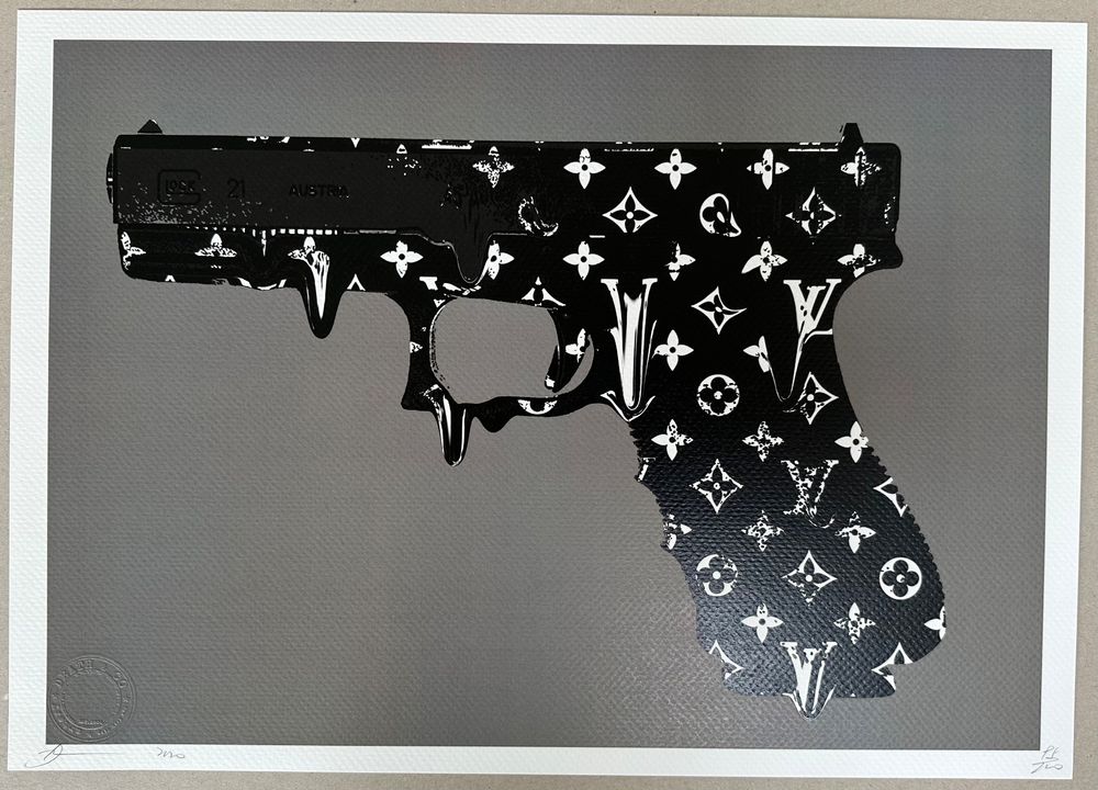 Death: Vuitton Gun, POP ART signiert 98/100 (Neu (gemäss Beschreibung)) in Meilen für CHF 35 ...