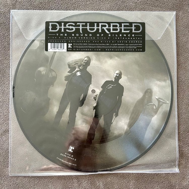 DISTURBED Sound Of Silence 12“ Picture Disc RECORD STORE DAY | Kaufen ...