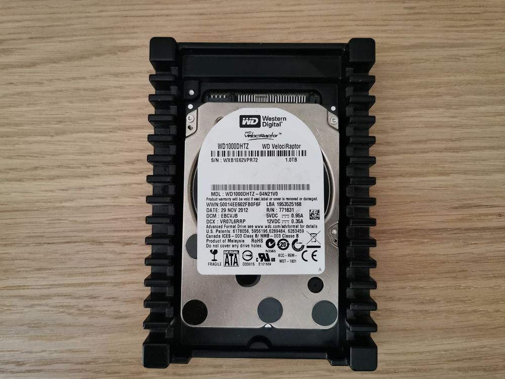 WD Velociraptor 1TB HDD, 10'000 RPM (Gebraucht) in Arbon für CHF 20 ...