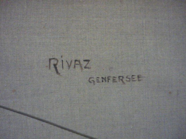 Gemälde Ölbild Rivaz Genfersee Künstler van Yden Leinwand (Gebraucht) in Belp für CHF 81 – nur ...