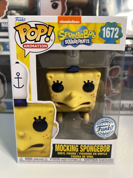 Funko POP! Animation Bob l'Eponge Mocking Spongebob Limitée | Kaufen ...