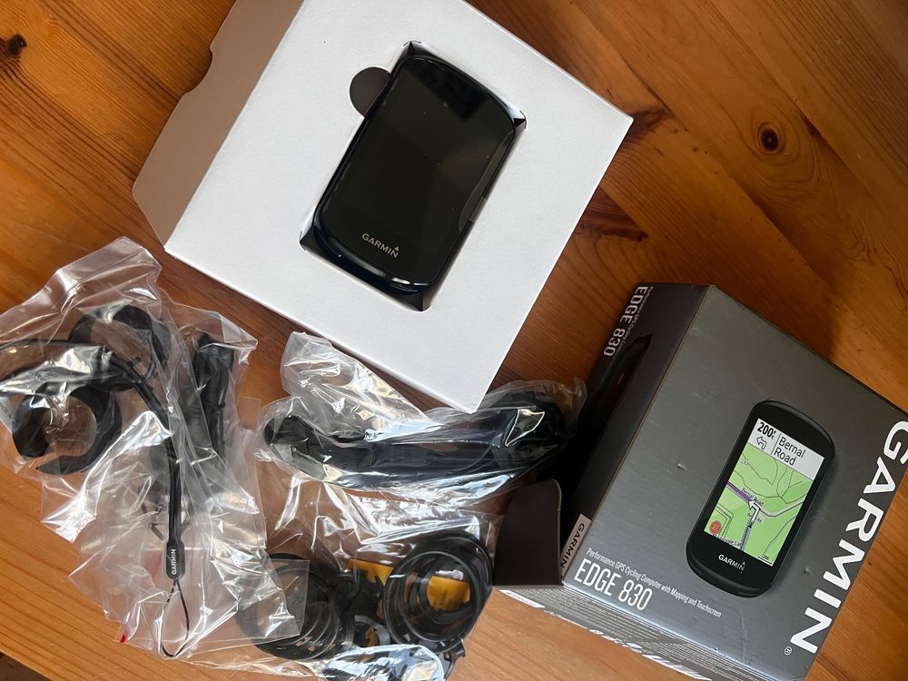 Garmin Edge 830 GPS-Fahrradcomputer mit Touchscreen (Neu (gemäss ...