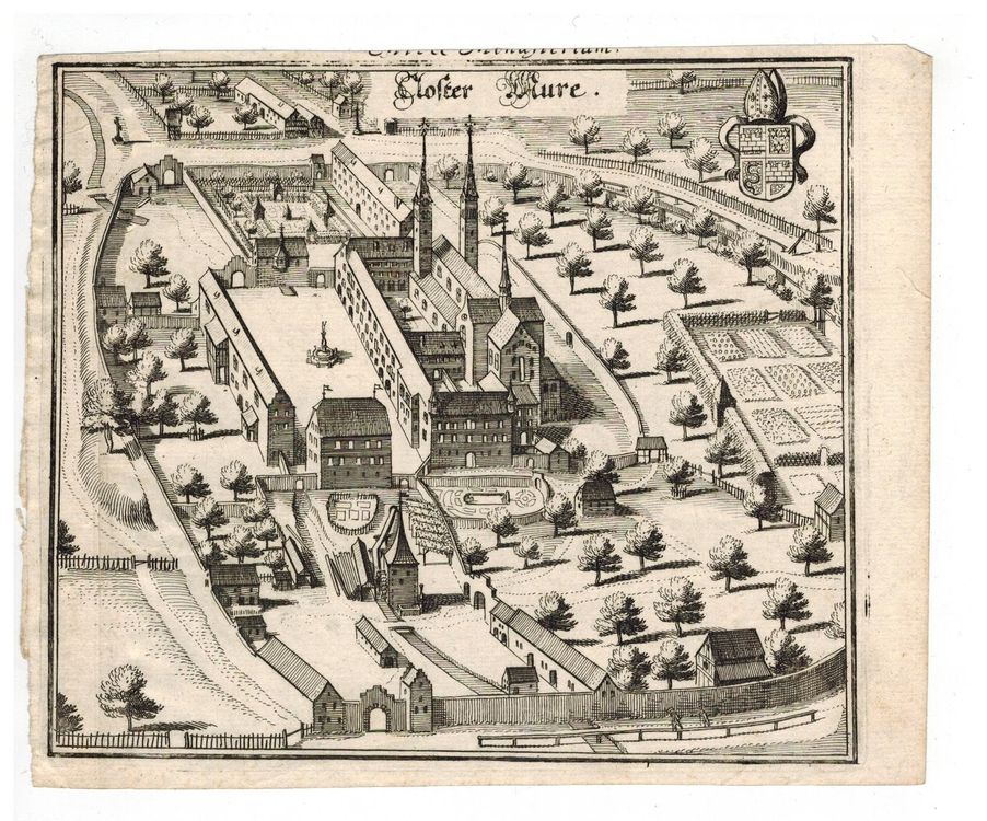 Matthäus Merian (1621-1687), Kloster Muri | Kaufen auf Ricardo