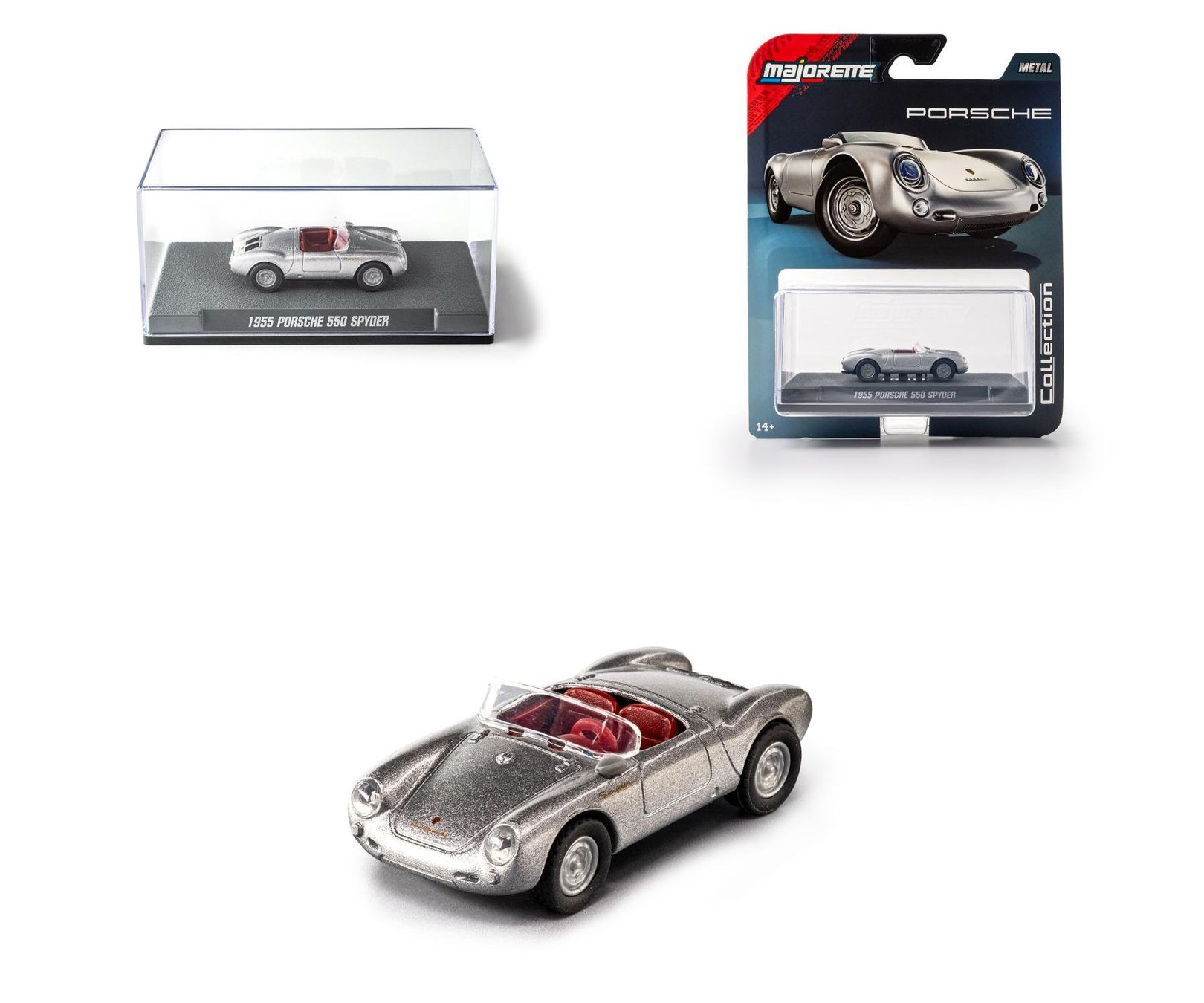 Majorette Collection 1955 Porsche 550 Spyder im Acrylcase (Neu und ...