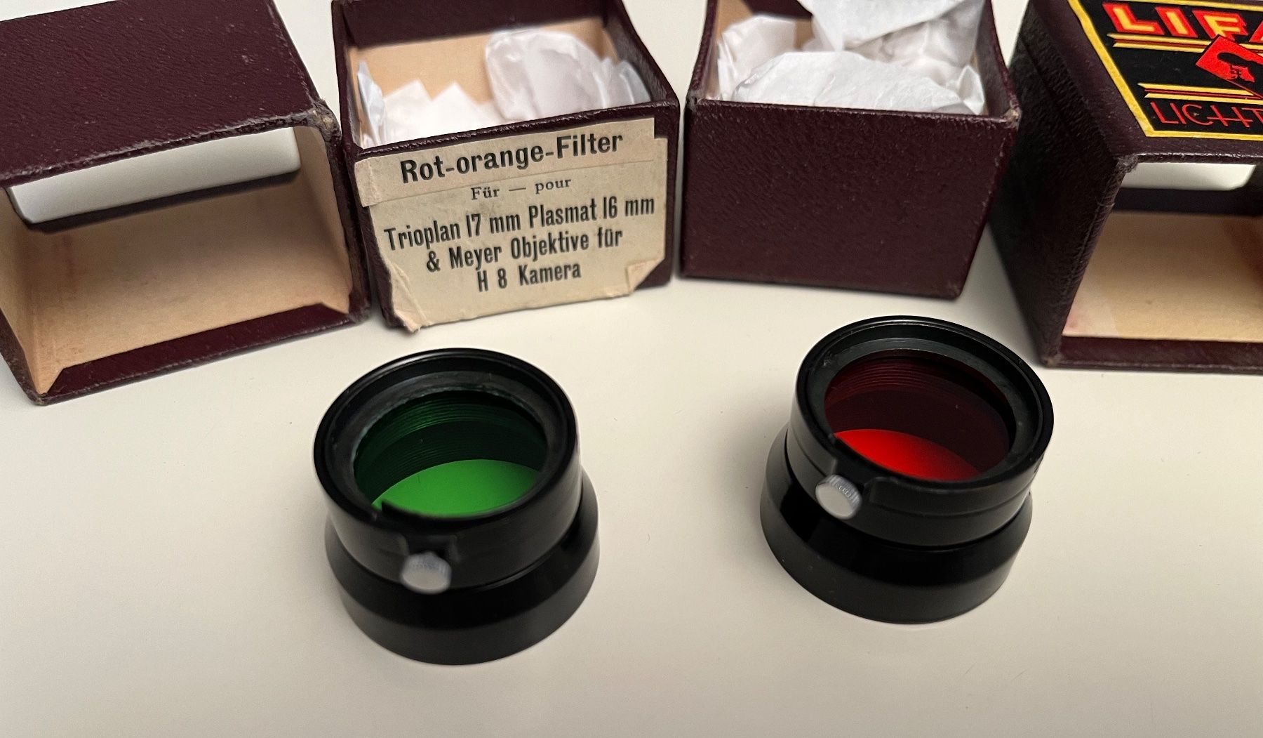 Rot-Orange-Filter Trioplan 17 mm Plasmat 16 mm (Gebraucht) in Aarau ...