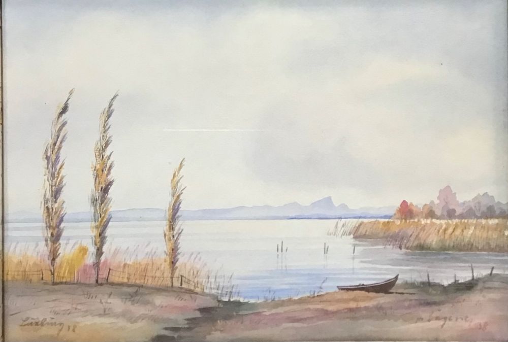 Seenlandschaft Aquarell Unleserlich Signiert (Gebraucht) in Root für CHF 11 – mit Lieferung auf ...