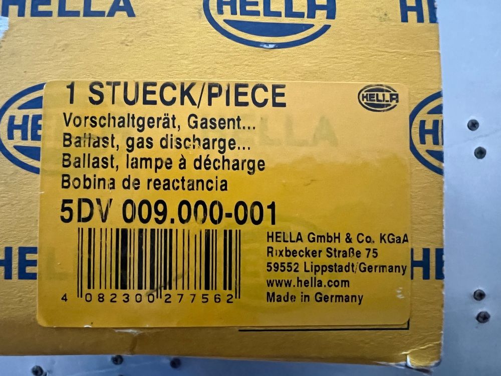 Xenon Vorschaltgerät 5DV 009.000-001 (Neu und originalverpackt) in ...