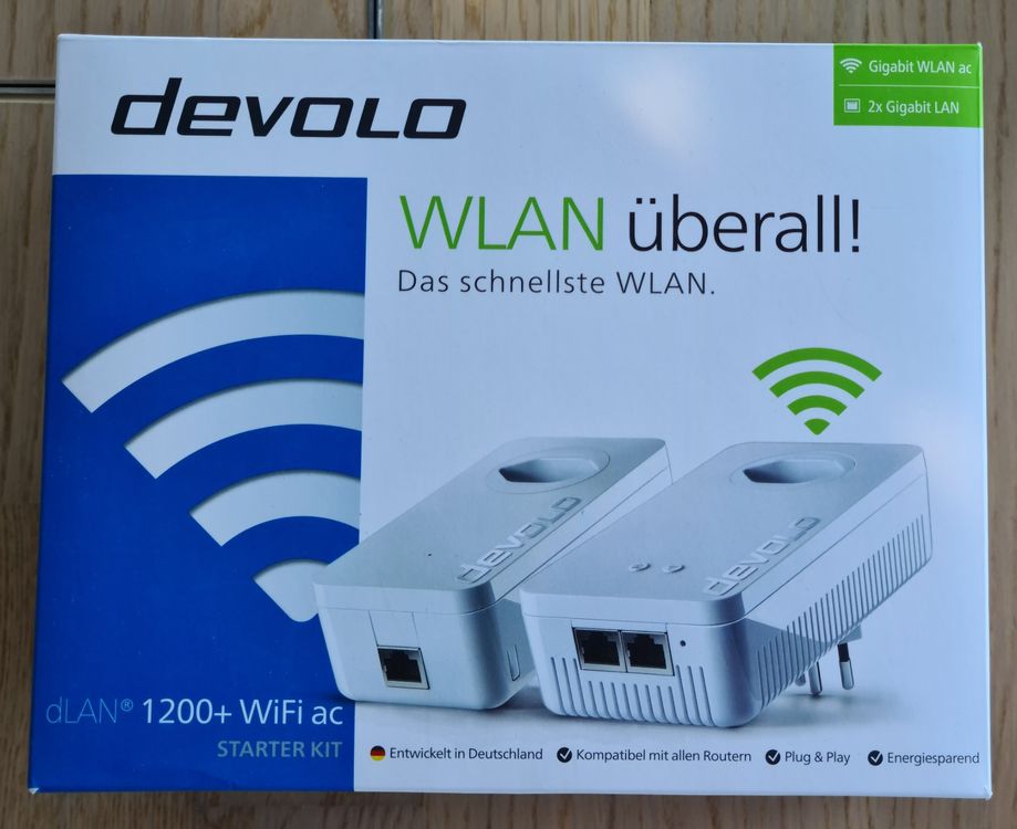 Devolo dLAN 1200+ WiFi ac Starter Kit CH (Gebraucht) in Dübendorf für CHF 45 – mit Lieferung auf ...