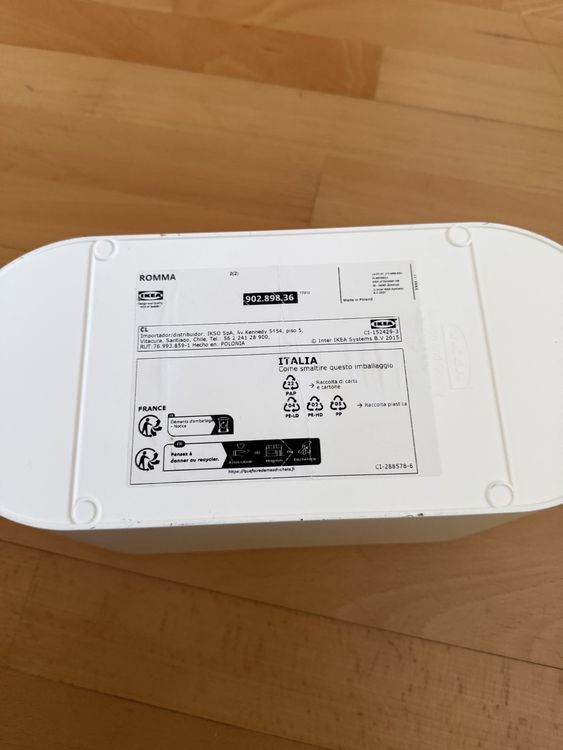 IKEA ROMMA cable management box with lid (Gebraucht) in Zürich für CHF ...