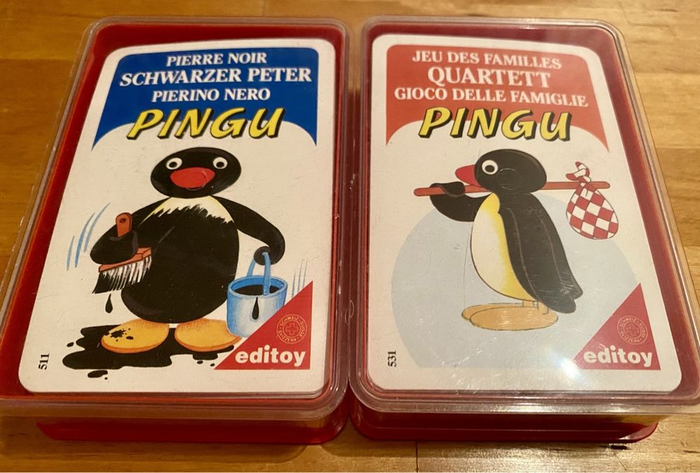 Pingu Schwarzer Peter und Pingu Quartett (Gebraucht) in Gerlikon für CHF 29.9 – mit Lieferung ...