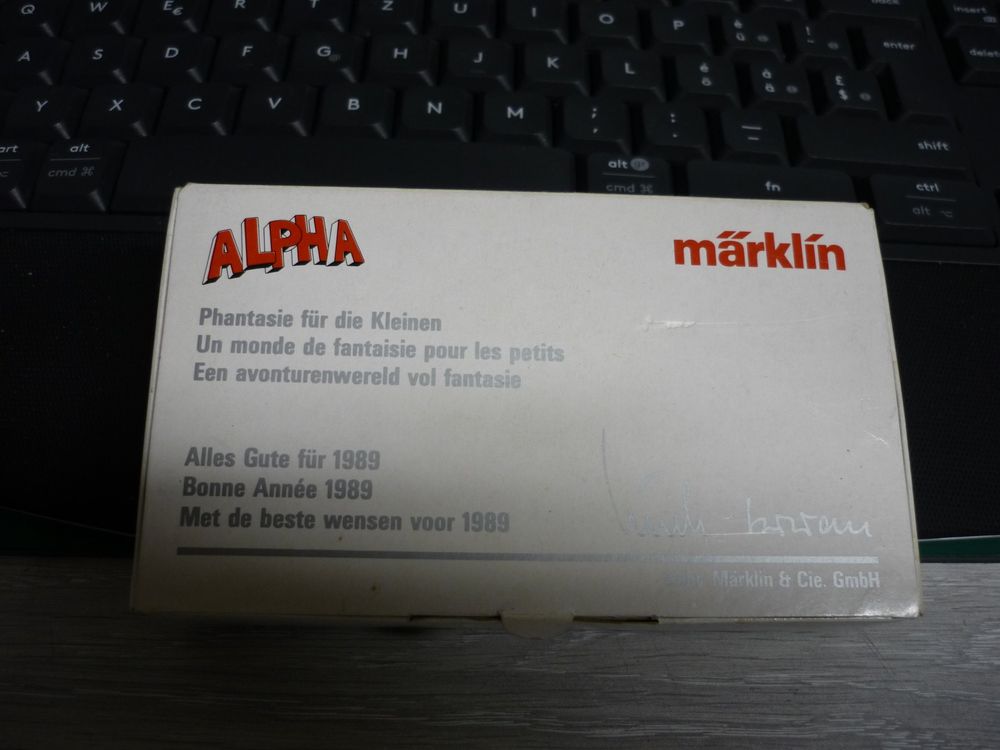 Locomotive Märklin Alpha, Z 1989 Set de wagon de collection! (Neuf avec emballage d'origine) à ...