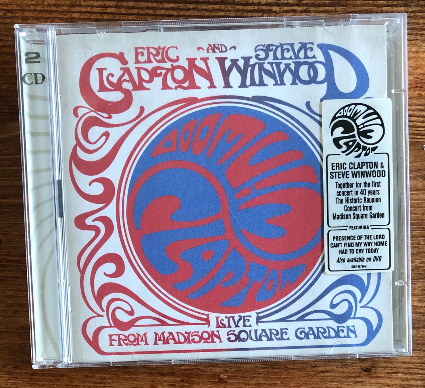 Eric Clapton And Steve Winwood – Live Madison Square Garden (Gebraucht ...
