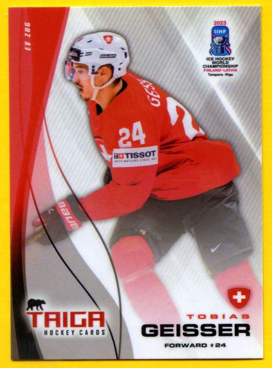 Tobias Geisser #24 Player Card IIHF WM 2023 (Neu (gemäss Beschreibung ...