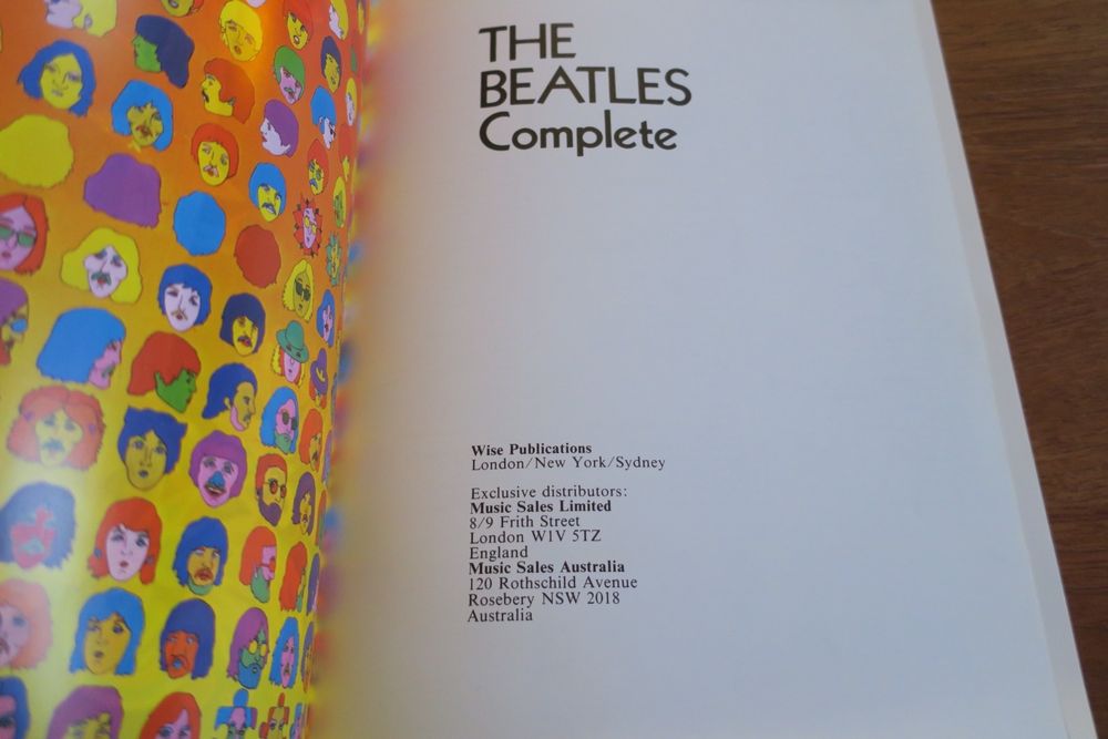 THE BEATLES Complete / Songbook (Gebraucht) in Langenthal für CHF 17 ...