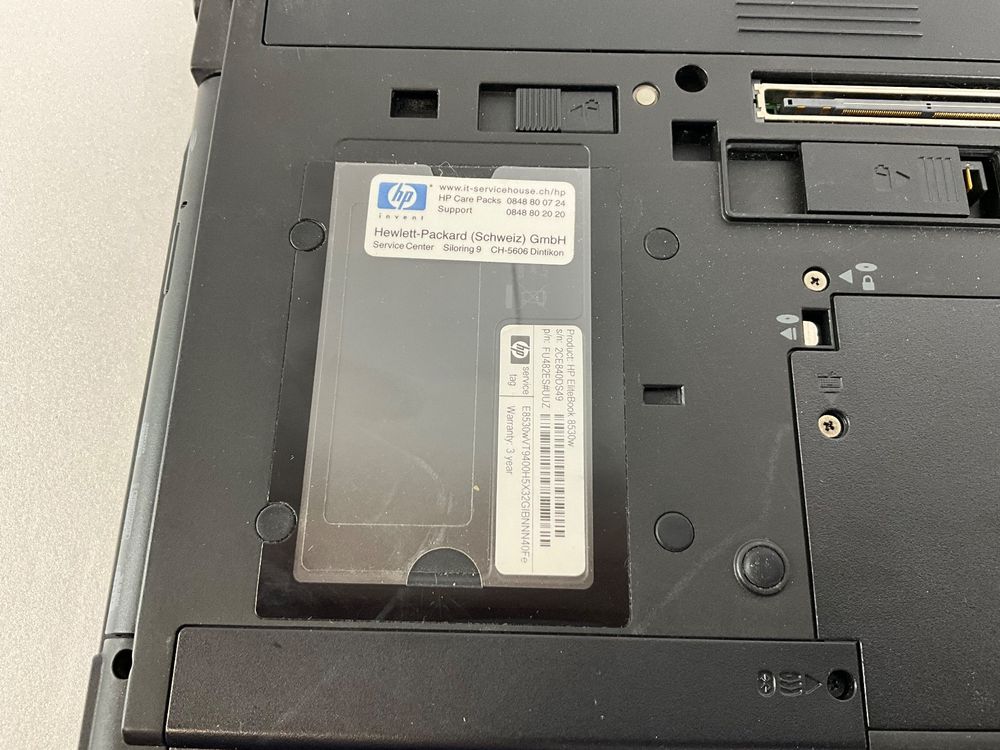 HP EliteBook 8530w Laptop SSD ausgebaut funktioniert (Gebraucht) in ...