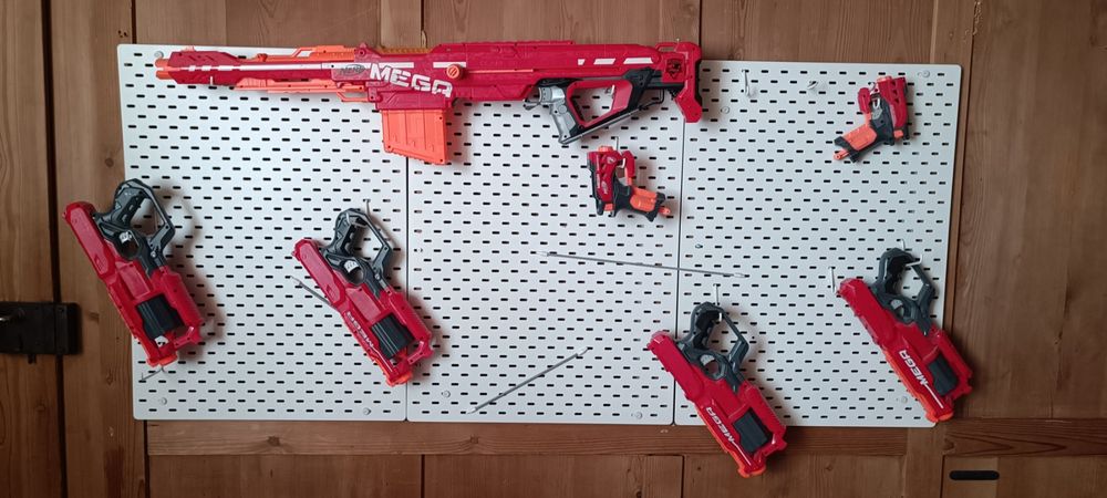 Viele Nerf Mega Waffen, mit automatische Trommel | Kaufen auf Ricardo